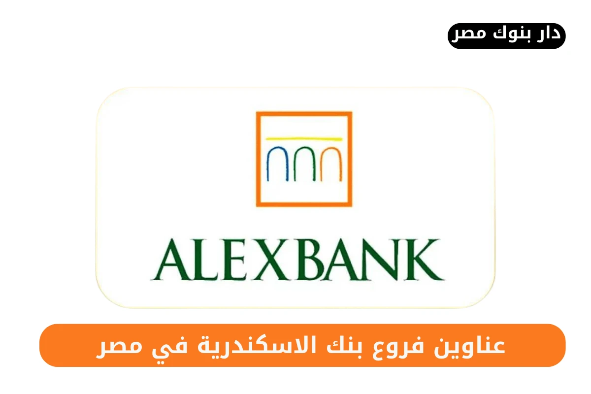 عناوين فروع بنك الاسكندرية في مصر 2025 - دار بنوك مصر